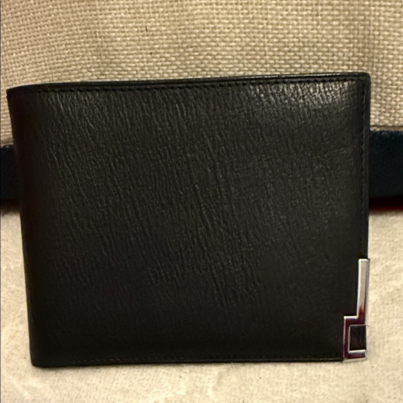Dunhill | Bags | Dunhill Bifold Black Leather Mens Wallet | Poshmark